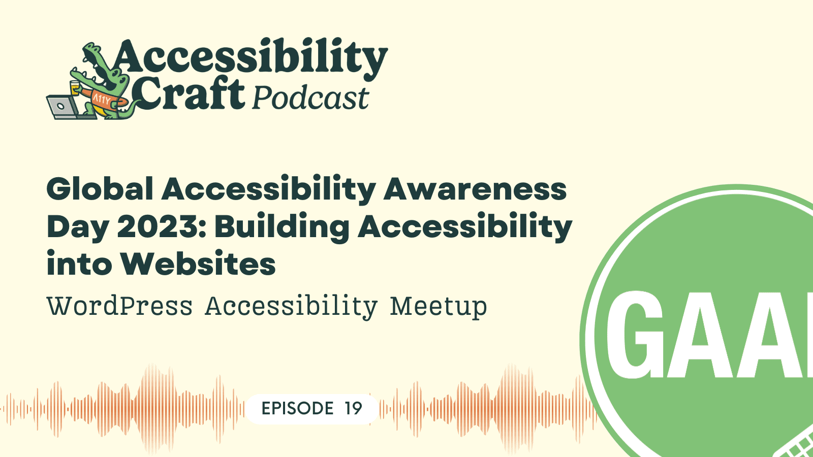 019: Global Accessibility Awareness Day 2023: Building Accessibility ...
